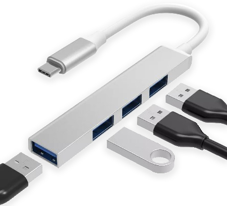 Type-C to USB 3.0 Hub - SkullTech