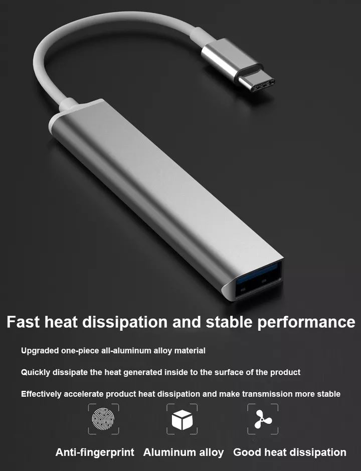 Type-C to USB 3.0 Hub - SkullTech